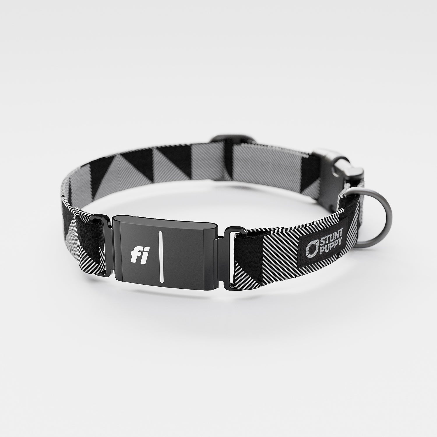 Fi Compatible Flags Mono Pattern Collar | Dog Collar – Stunt Puppy