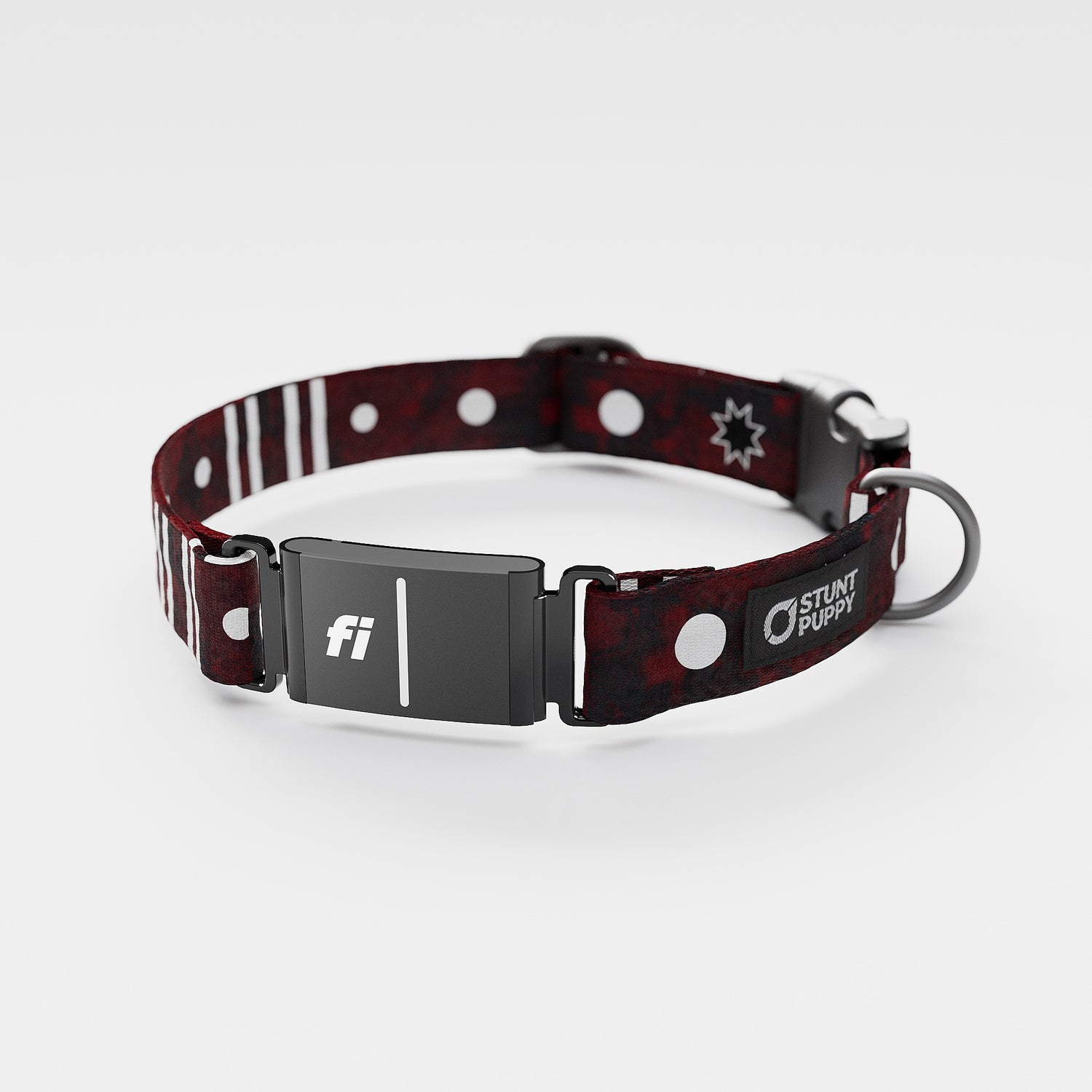Fi Compatible Puppy Morning Star Pattern Collar | Dog Collar – Stunt Puppy