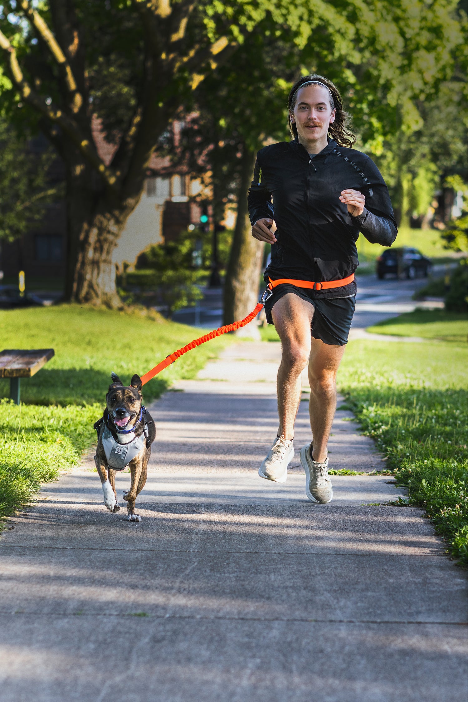 Stunt Runner™ | Hands-Free Adjustable Dog Leash – Stunt Puppy