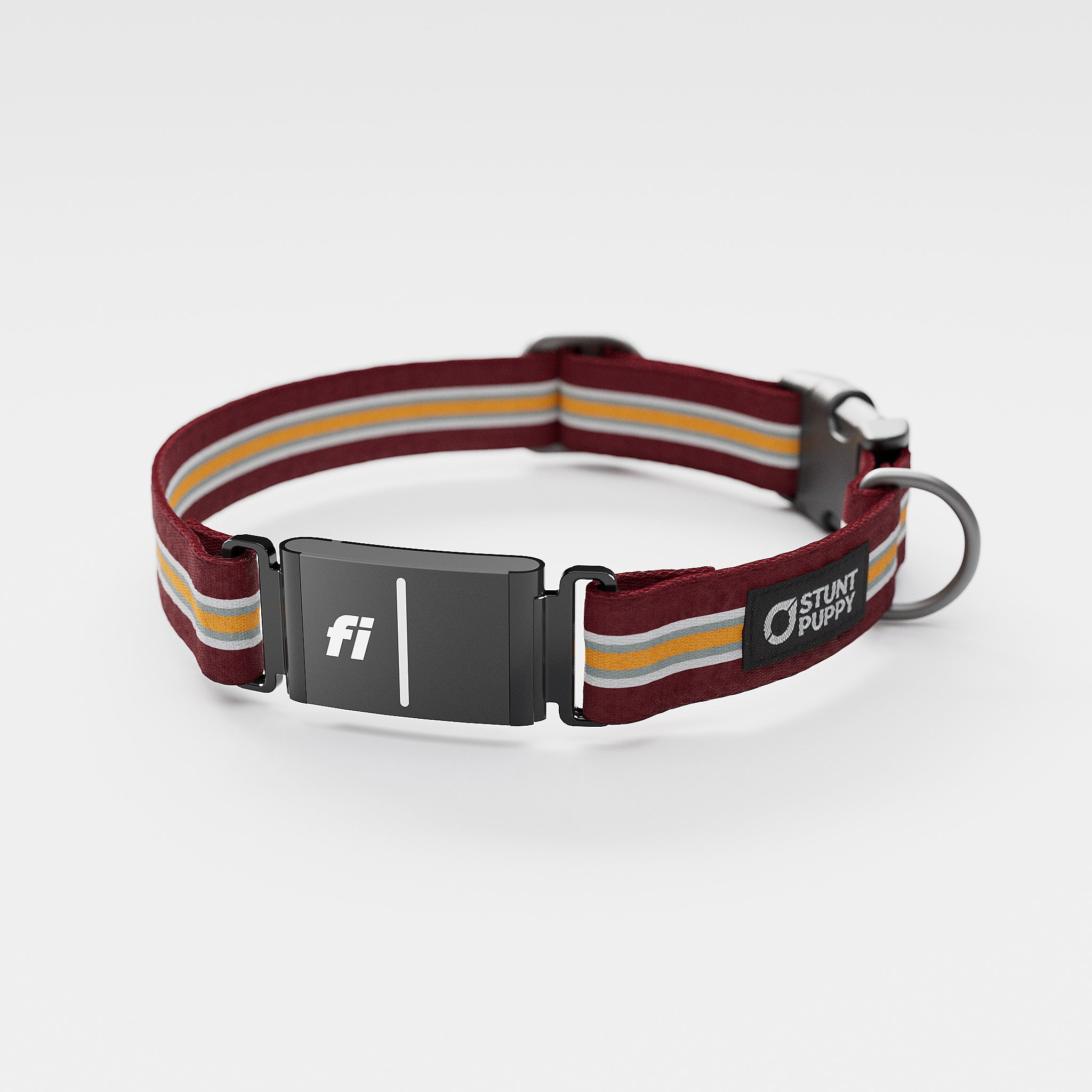 Fi GPS unit with Longboard Pattern Collar | Dog Collar – Stunt Puppy